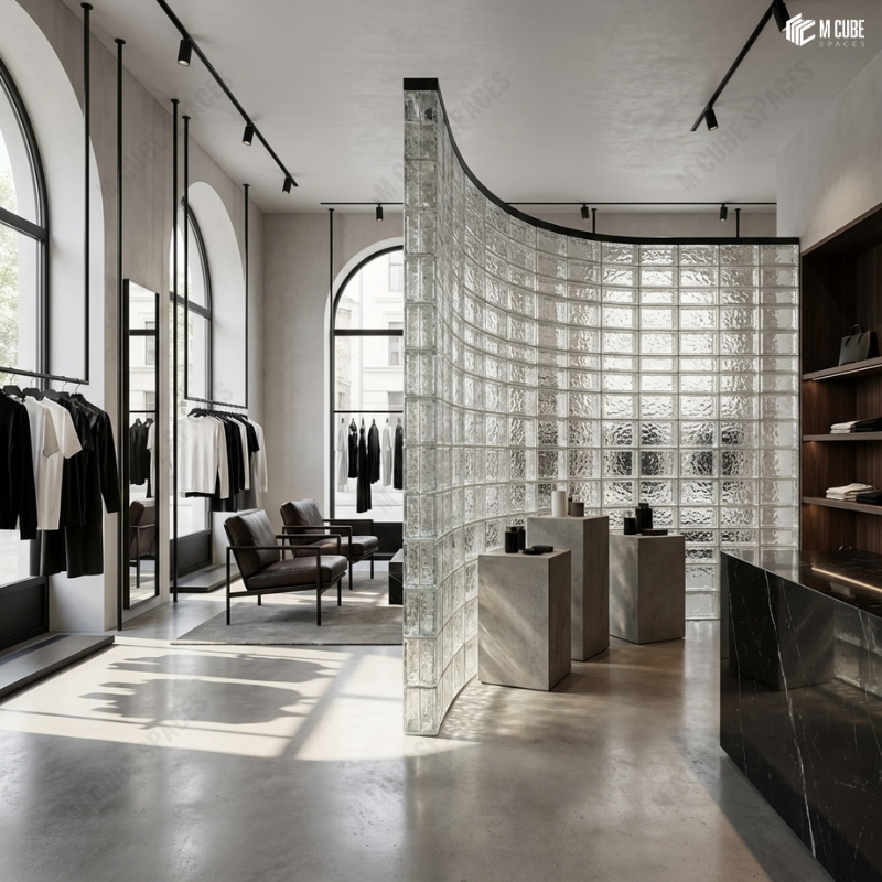 GB-101 Decorative Glass Brick for Light Diffusing Walls and Partitions ...