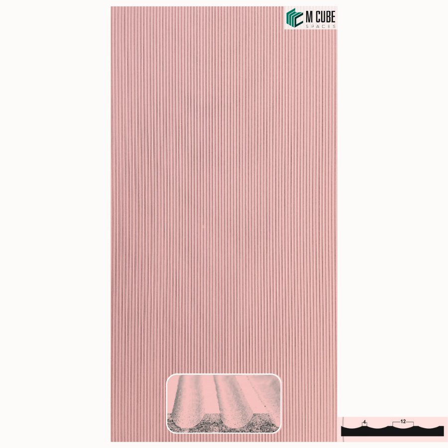 MFP-USX-152 8ft x 4ft MDF Fluted Paintable Panel – 8mm – M Cube Spaces